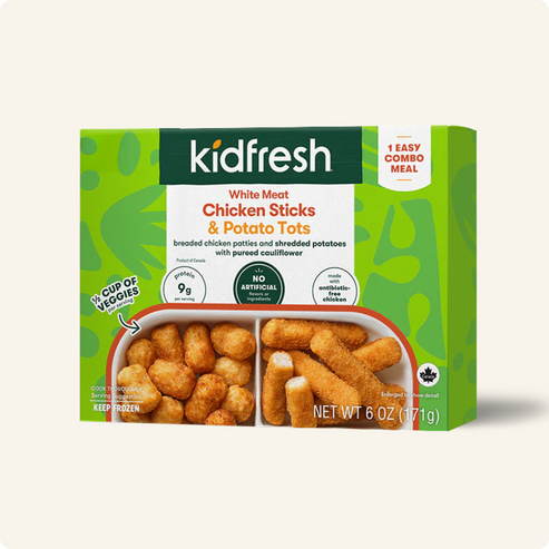 White Meat Chicken Sticks & Potato Tots – Kidfresh