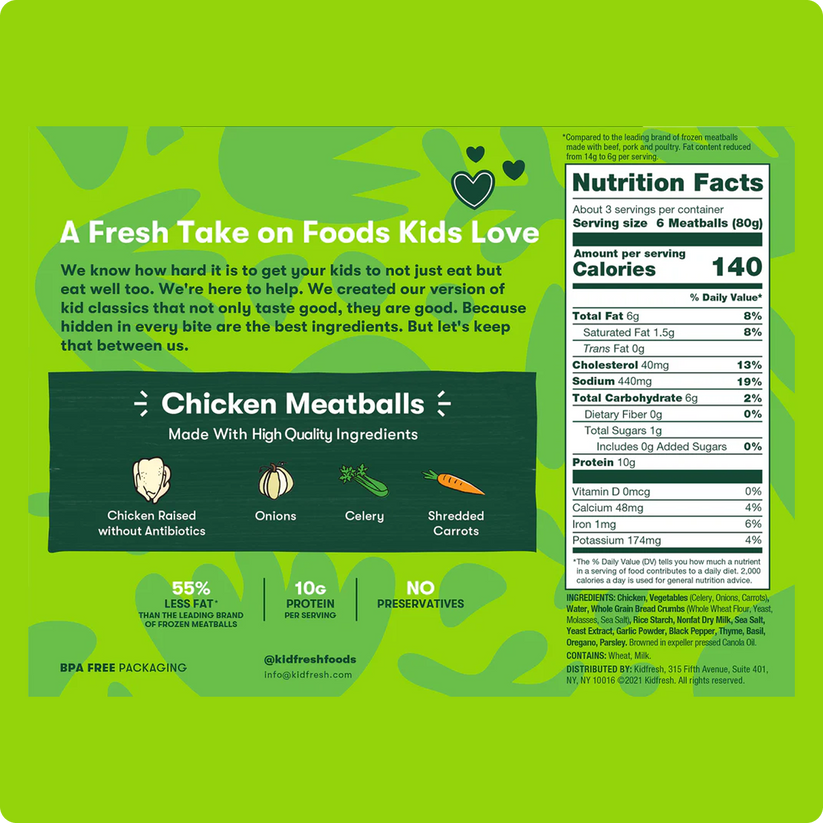 Chicken Meatballs – Kidfresh